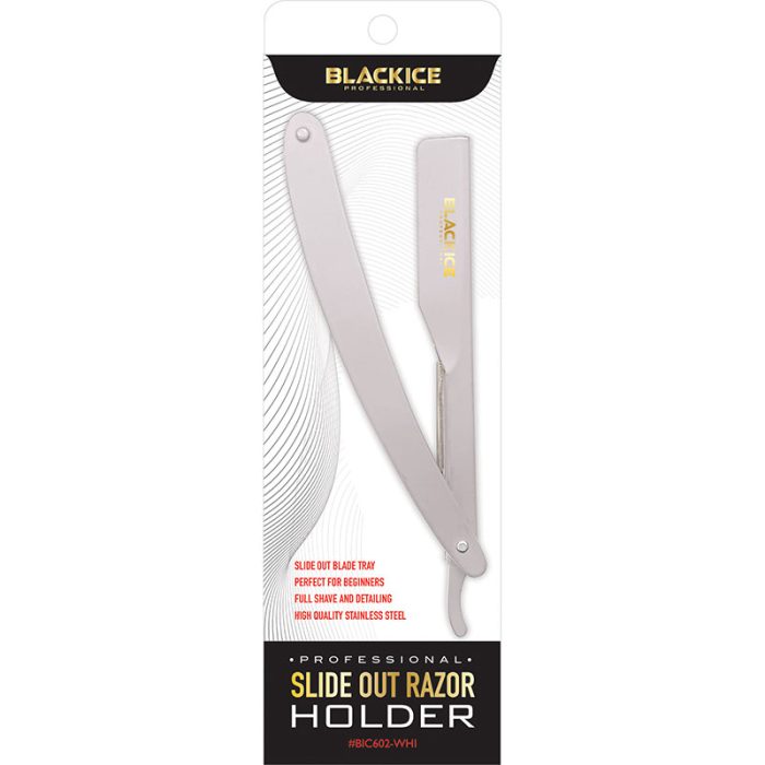 BLACK ICE SLIDE OUT RAZOR [WHITE](10EA/BOX) – BSWBT