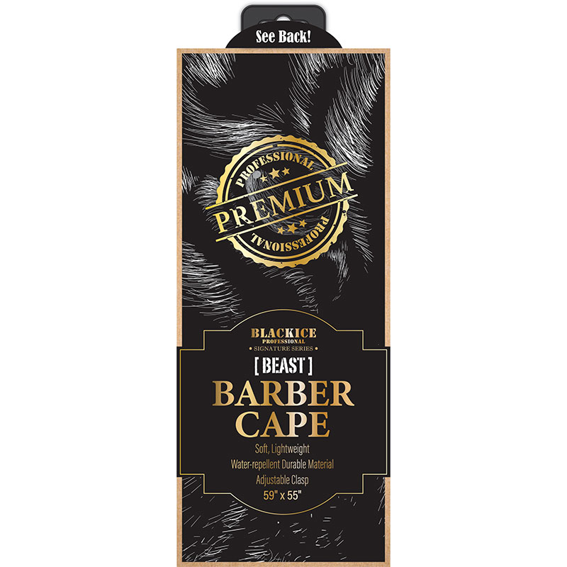 BLACK ICE BARBER CAPE [ BEAST ] – BSWBT